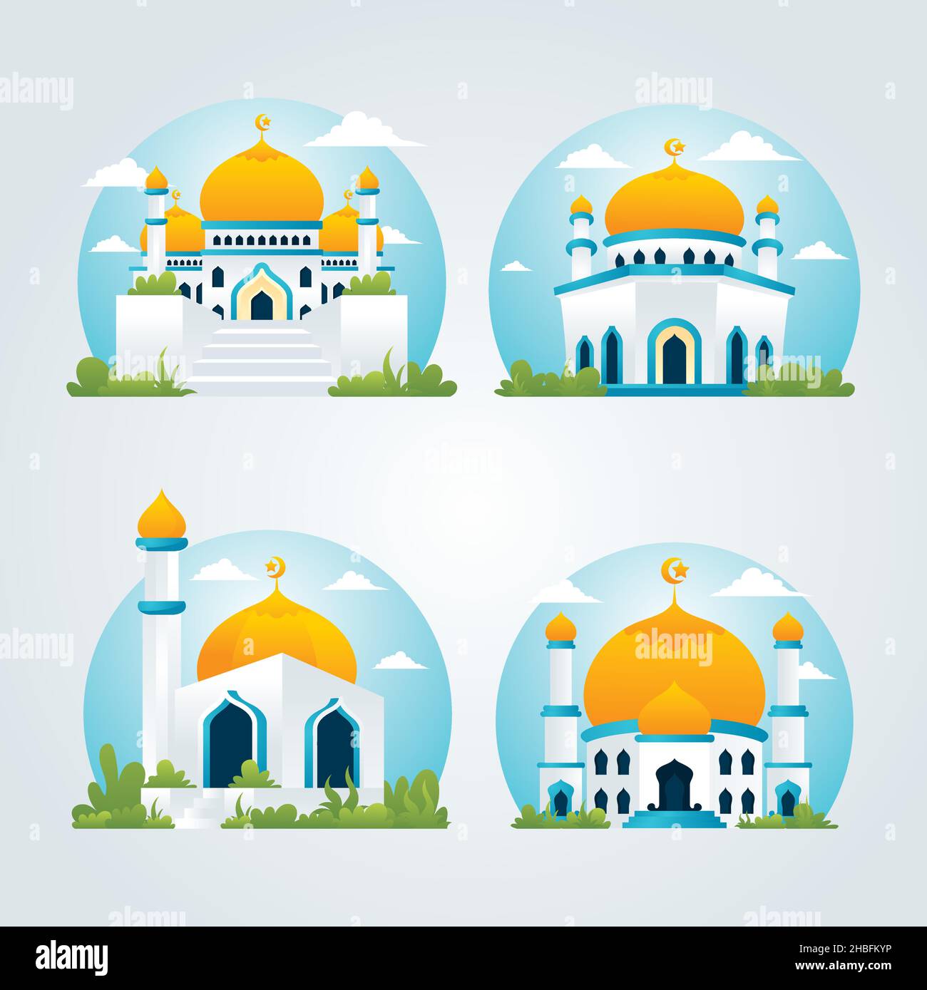 Islamic traditional architecture Stock Vector Images - Alamy