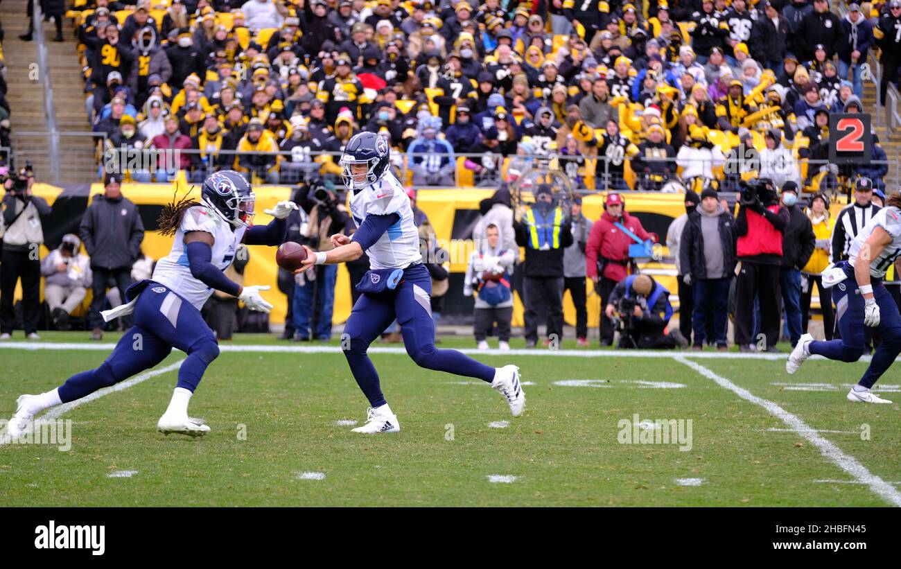 December 19th, 2021: Ryan Tannehill #17 during the Pittsburgh Steelers ...