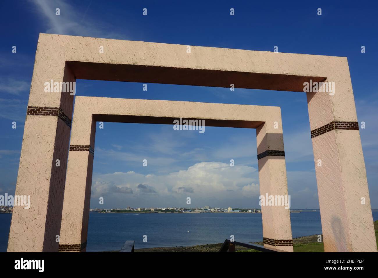 Square architecture in Penghu island at Taiwan Stock Photo - Alamy