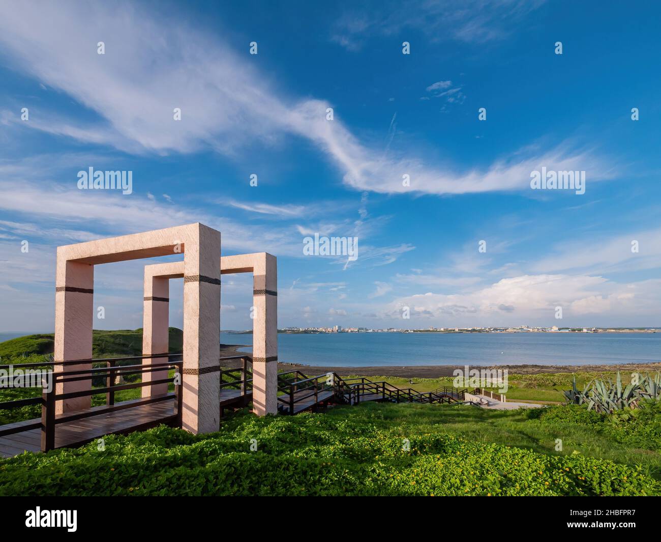 Square architecture in Penghu island at Taiwan Stock Photo - Alamy