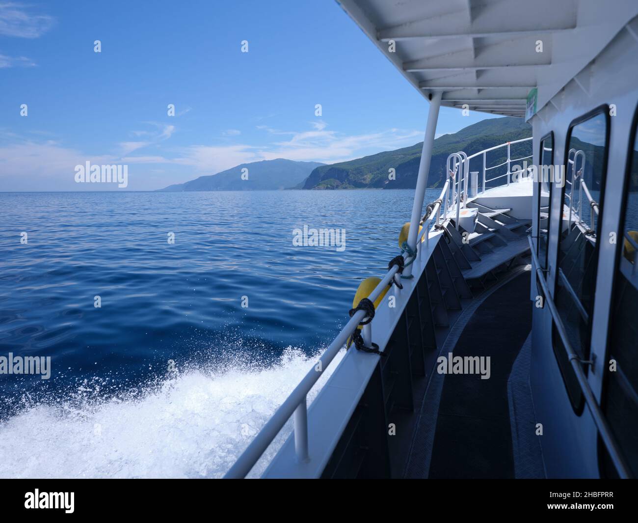 Shiretoko Peninsula, from Cruise Ship, Hokkaido, Japan Stock Photo - Alamy