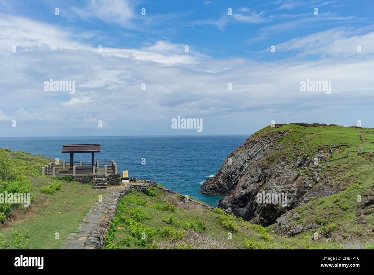 Sunny landscape of the Penghu Island at Taiwan Stock Photo - Alamy