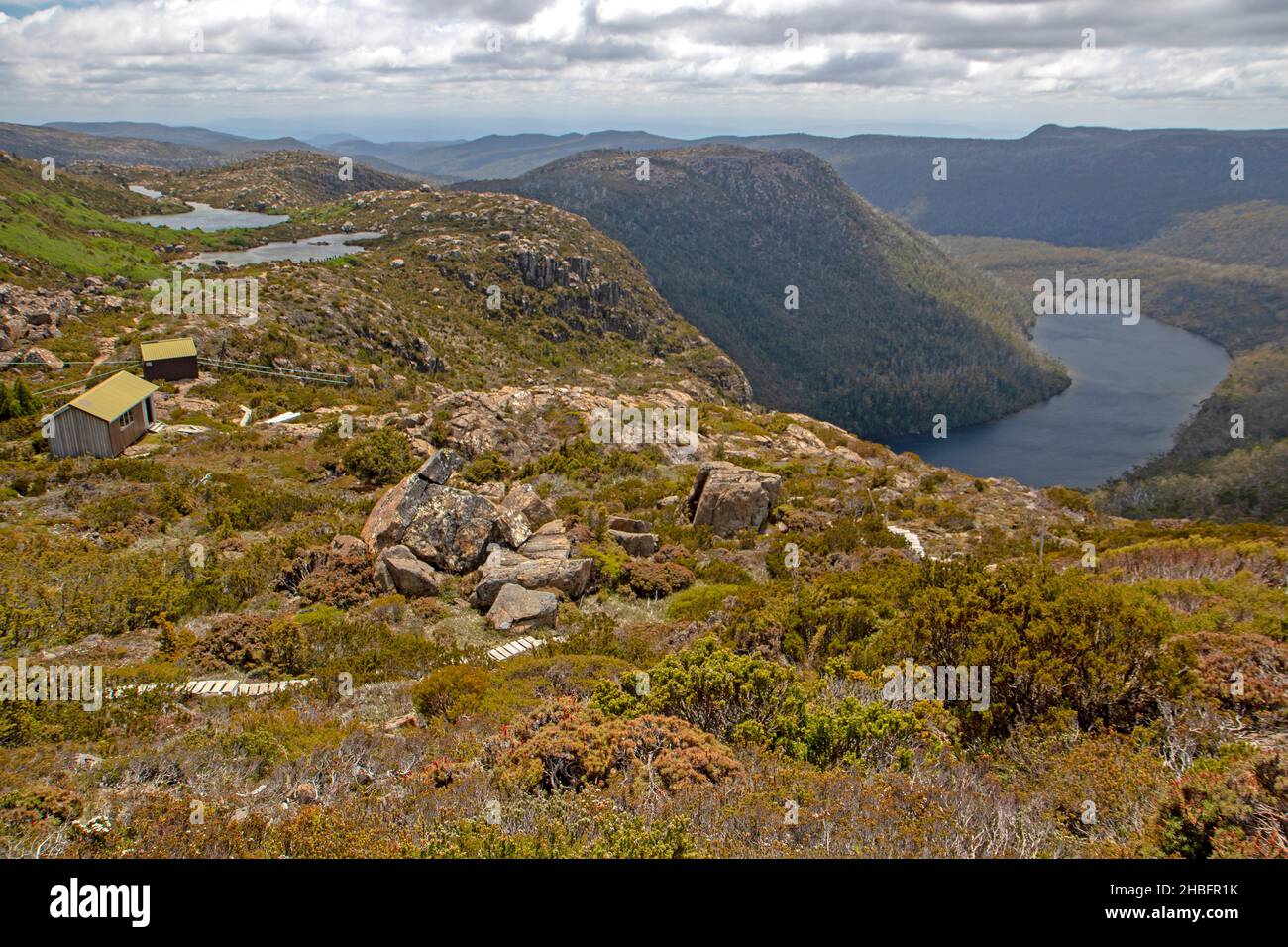 Tarn Shelf and Lake Seal, Mt Field National Park Stock Photo - Alamy