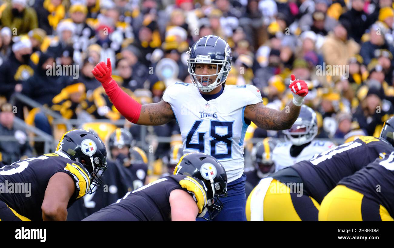 December 19th, 2021: Bud Dupree #48 during the Pittsburgh Steelers vs ...