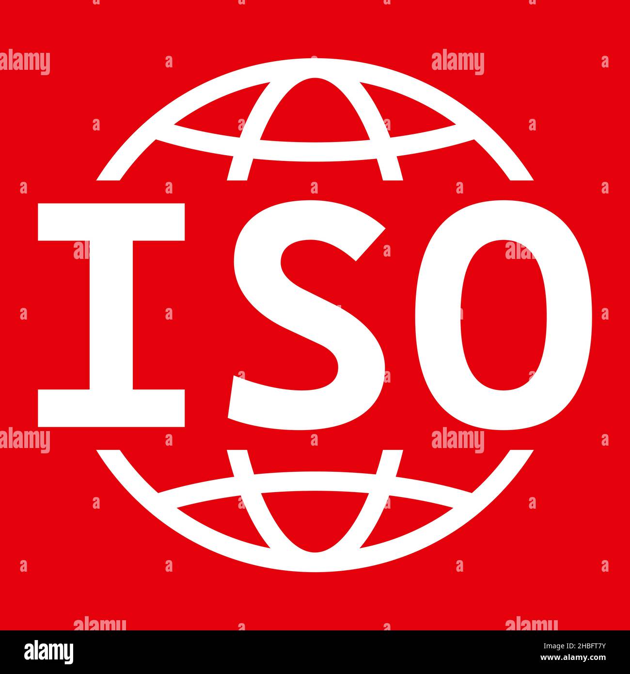 ISO icon isolated vector sign symbol isolated on white background Stock ...