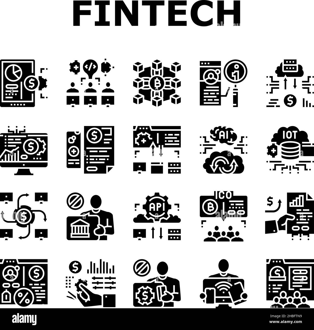 Lending financial technology line hi-res stock photography and images ...
