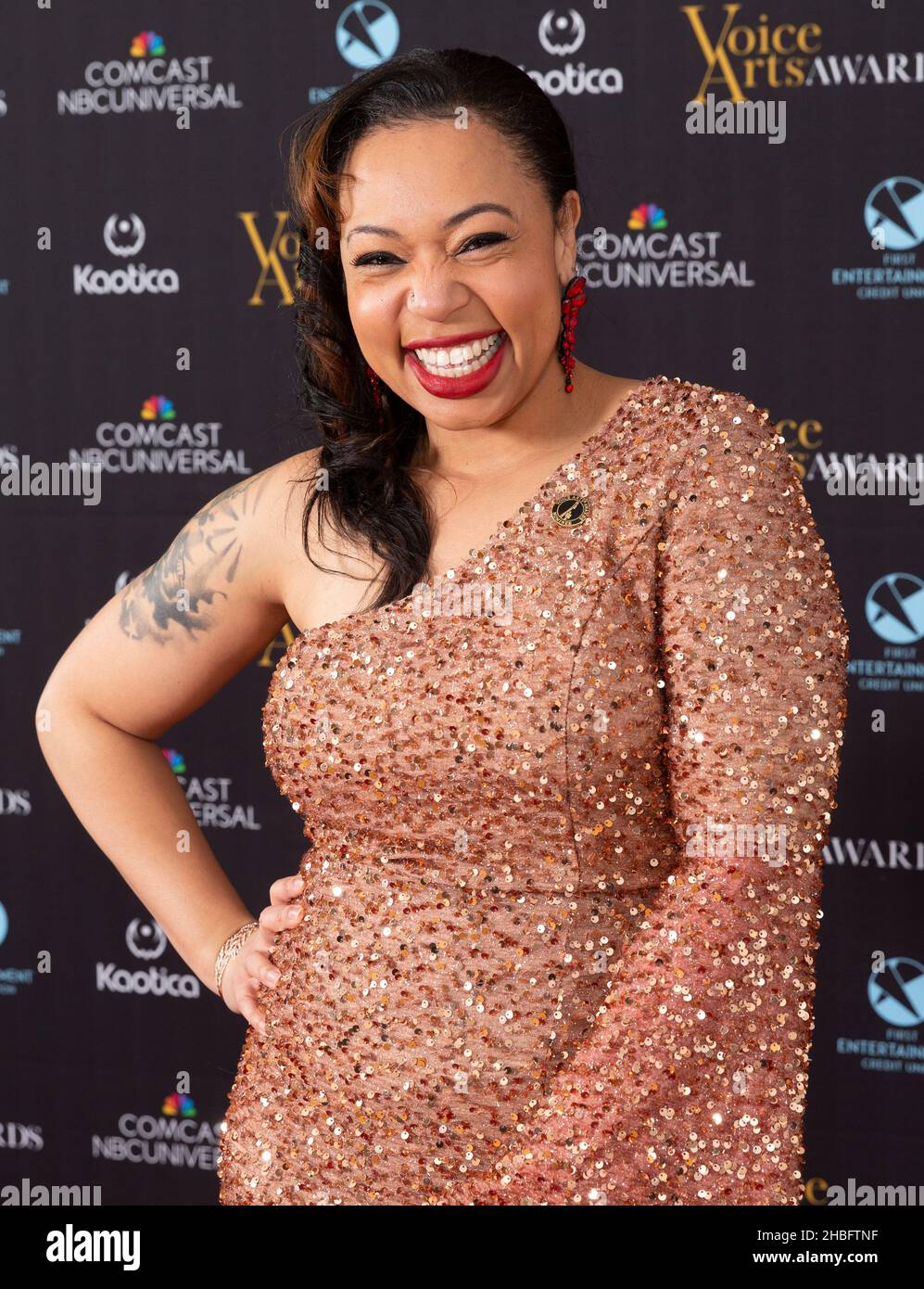 New York, NY - December 19, 2021: Erikka J attends 8th Annual Voice ...