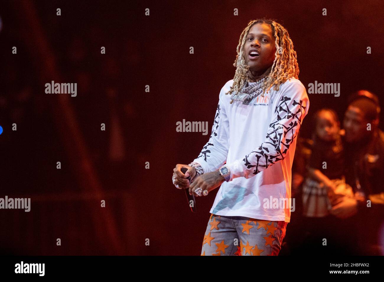 Lil Durk (Durk Derrick Banks) during the iHeartRadio WGCI Big Jam on ...