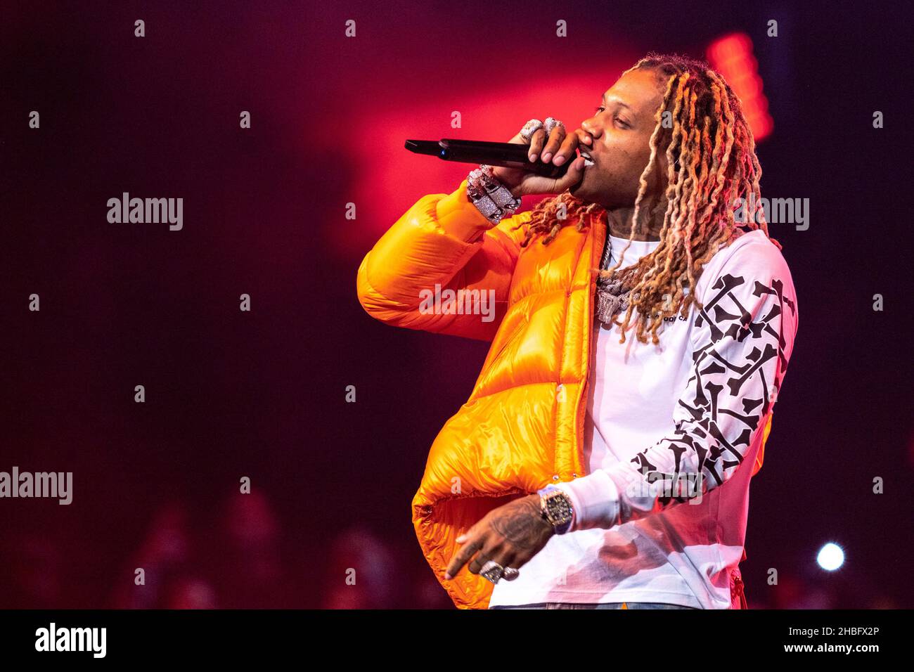 Lil Durk (Durk Derrick Banks) during the iHeartRadio WGCI Big Jam on ...
