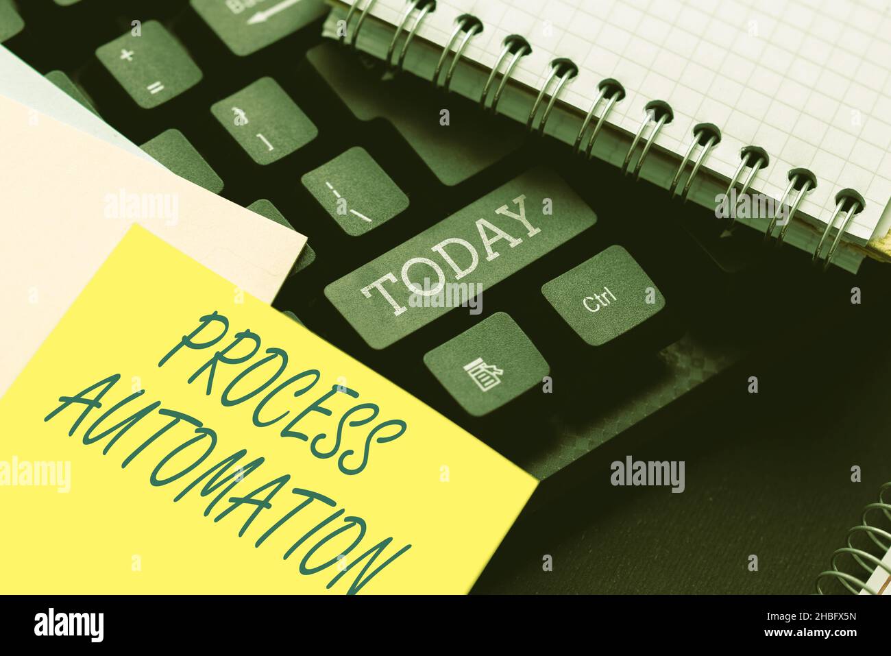 Hand writing sign Process Automation. Business idea Transformation ...