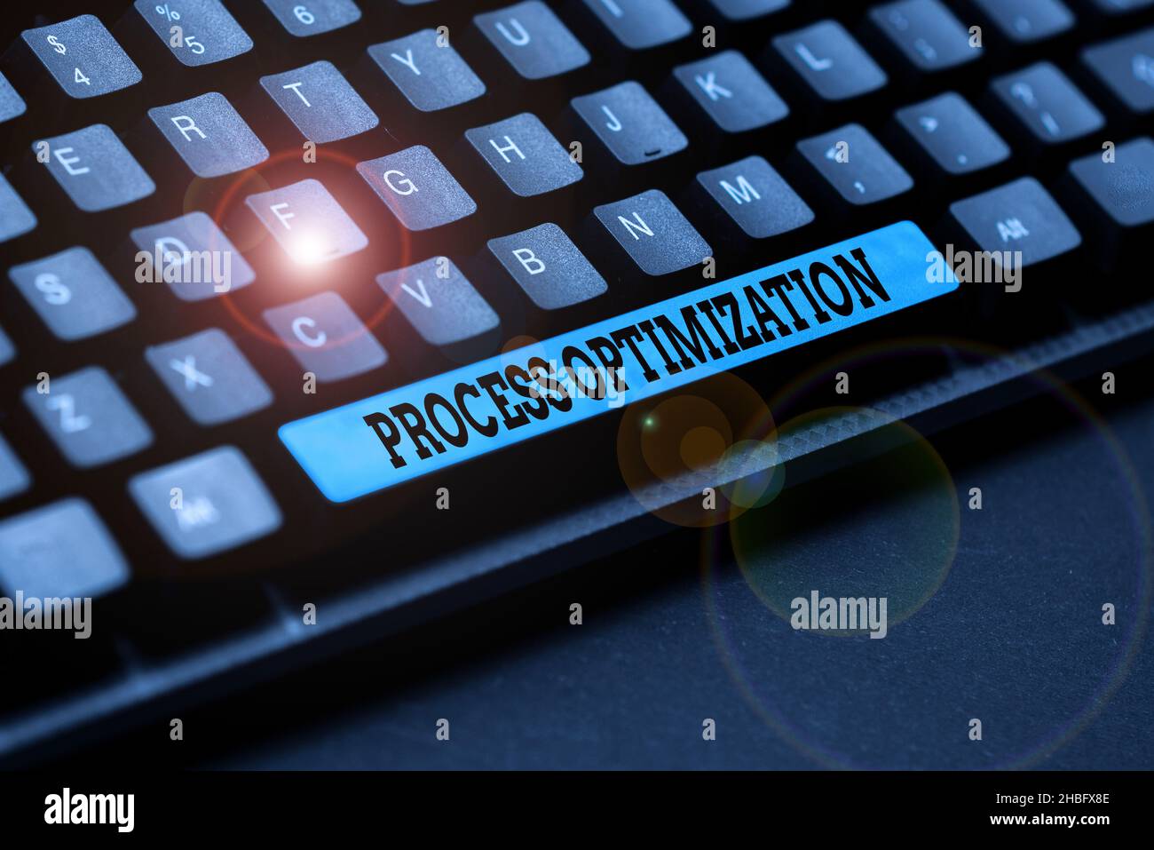 Handwriting text Process Optimization. Business concept Improve ...