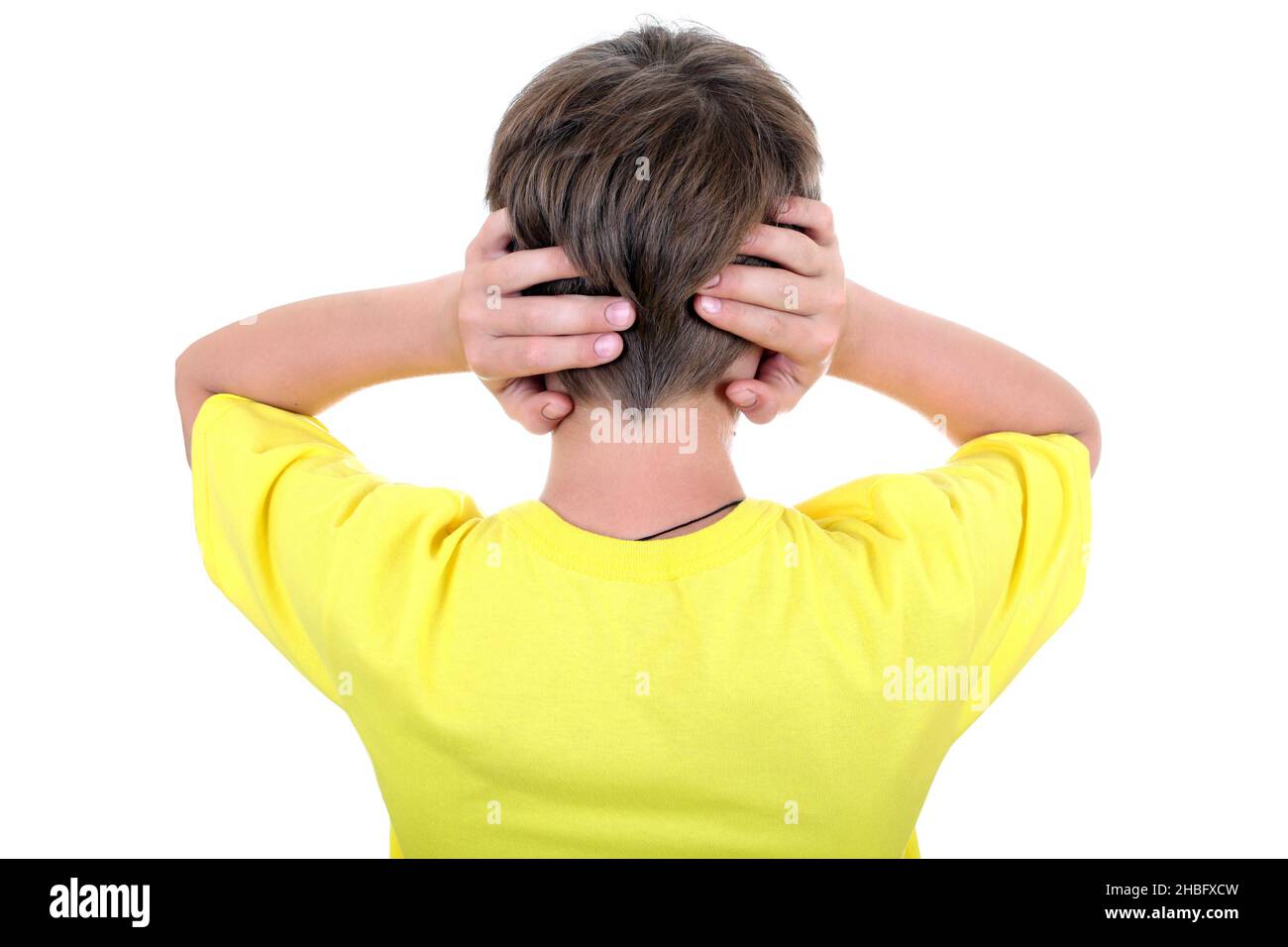 Cover ears hi-res stock photography and images - Alamy