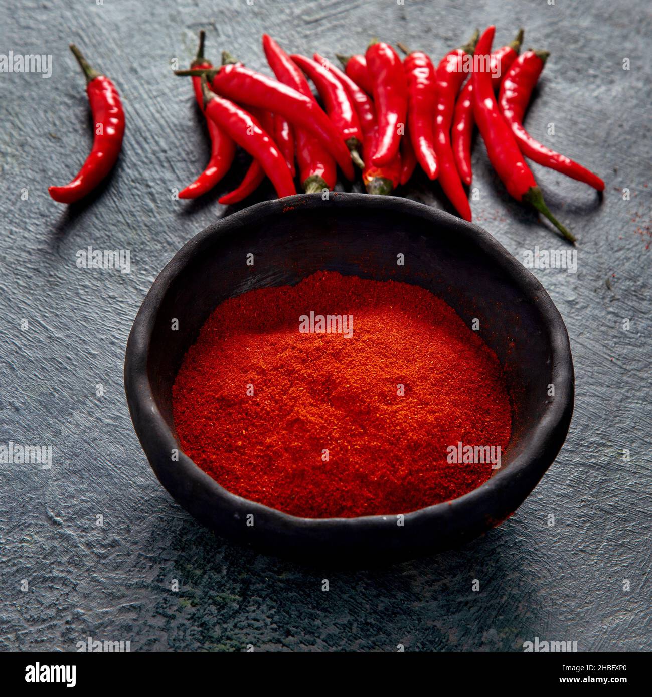 Hot cayenne chilli powder hi-res stock photography and images - Alamy