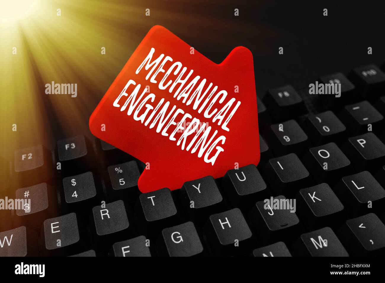 Hand writing sign Mechanical Engineering. Conceptual photo deals with ...