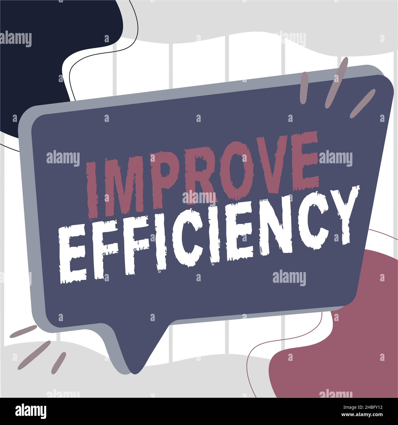 Handwriting text Improve Efficiency. Word for Competency in performance ...