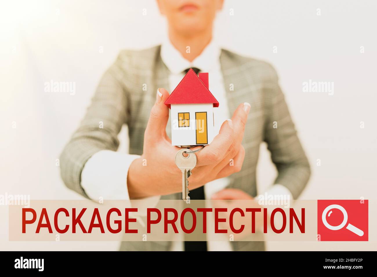 Text sign showing Package Protection. Internet Concept Wrapping and ...