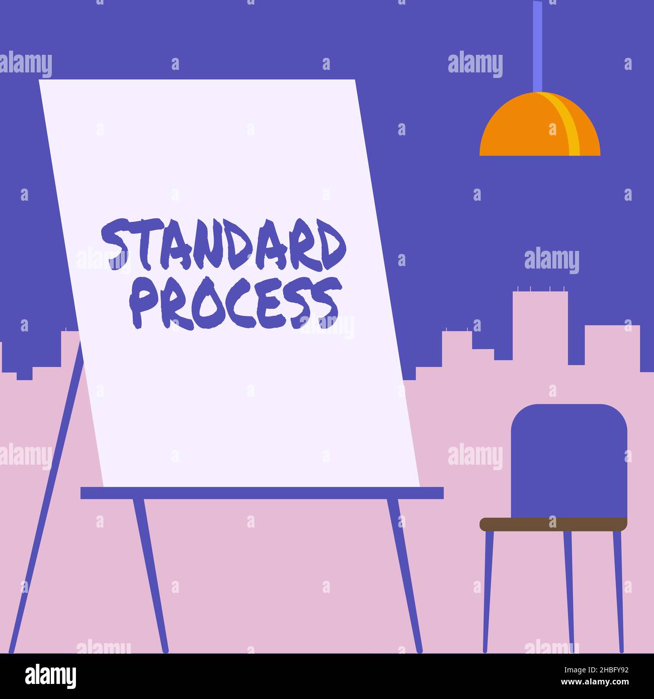 Text sign showing Standard Process. Word for rules made to be matched ...