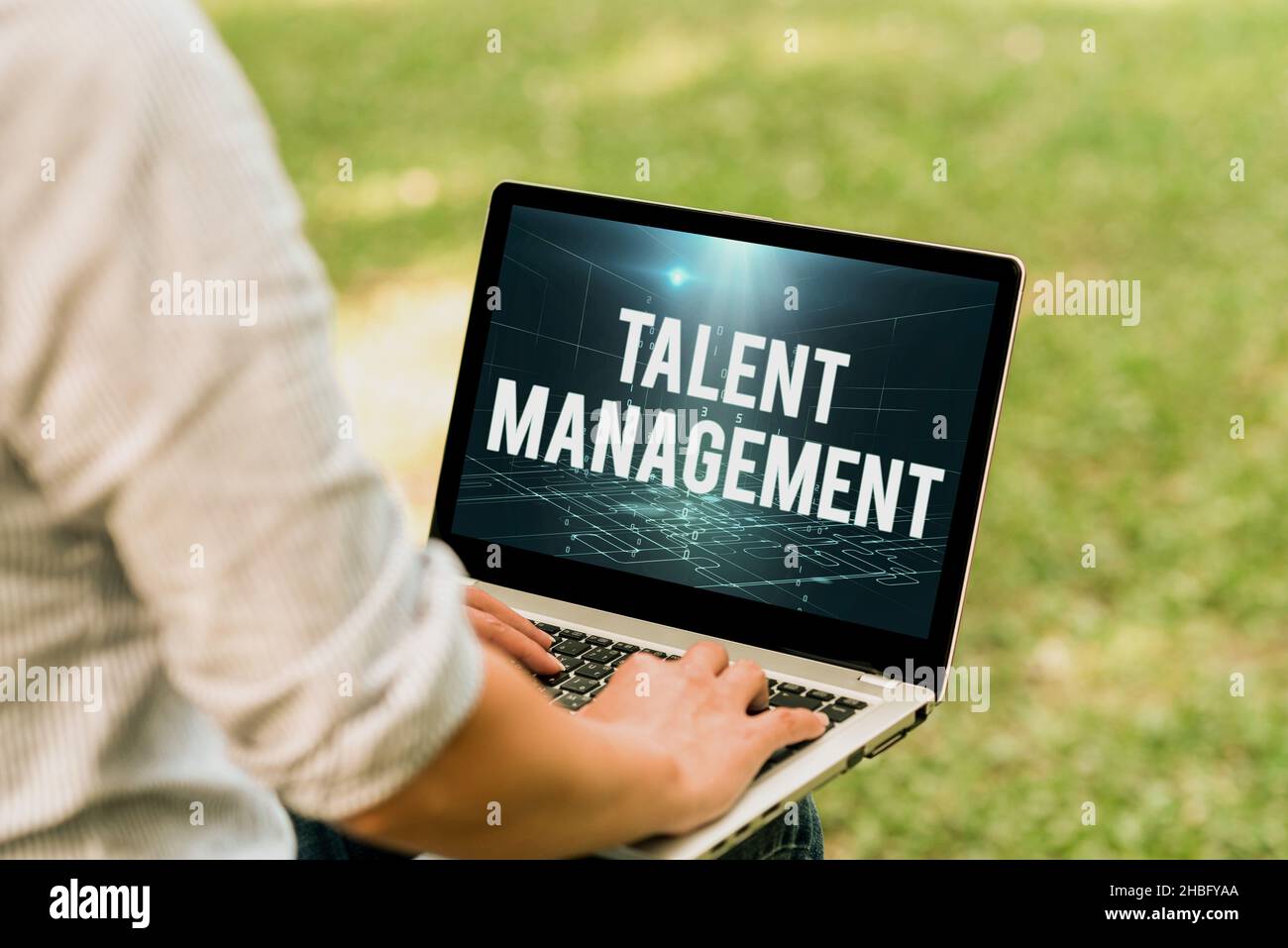 Text caption presenting Talent Management. Business idea Acquiring ...