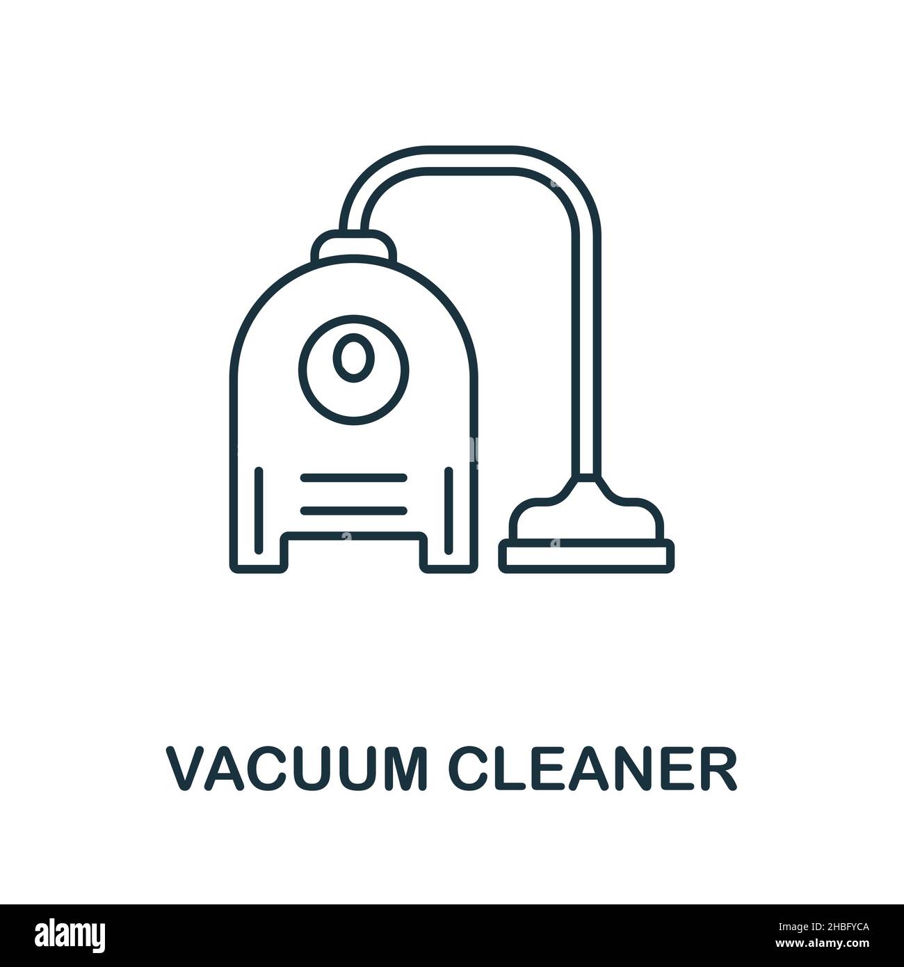 Vacuum Cleaner icon. Line element from cleaning collection. Linear ...