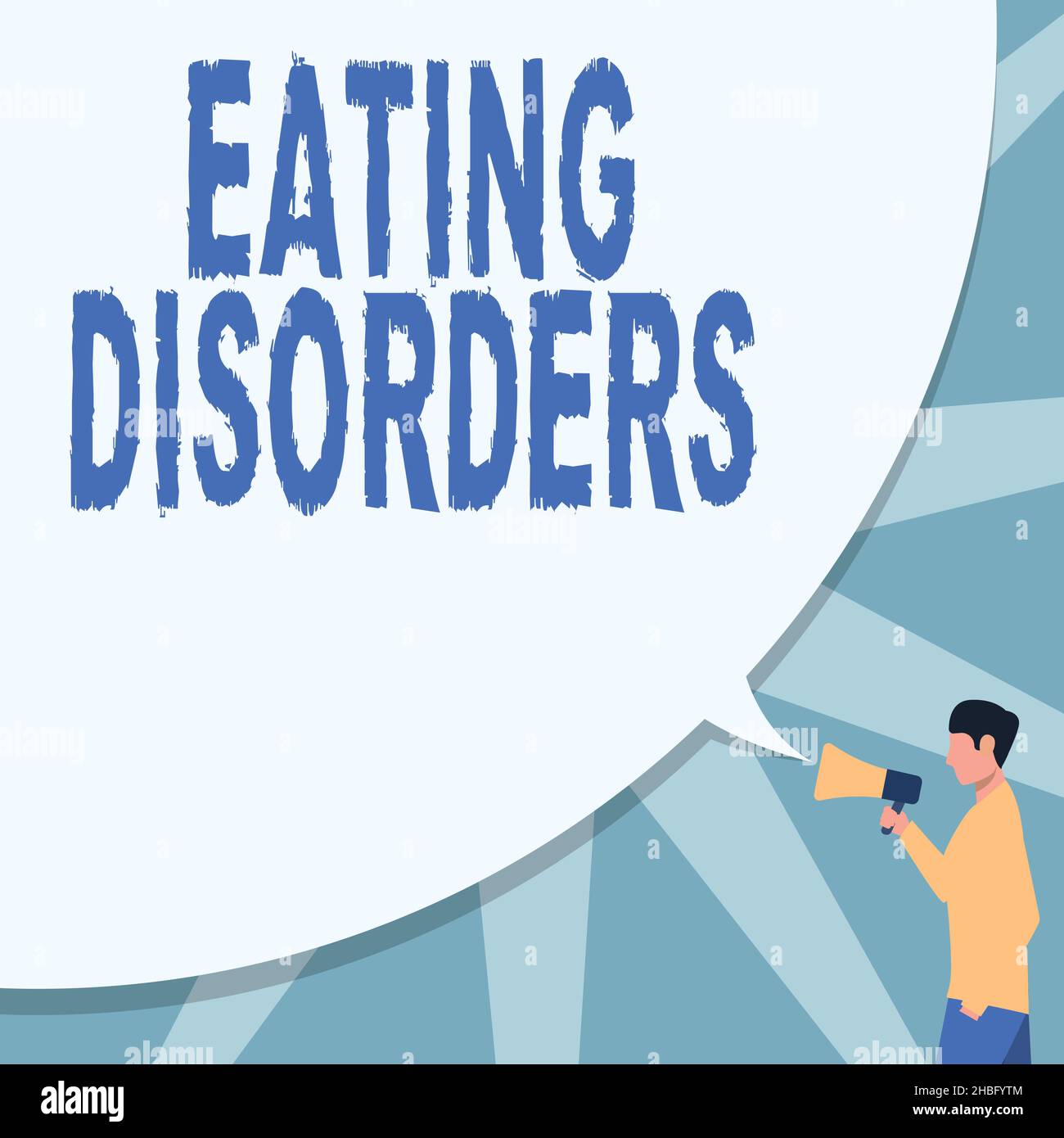 Text showing inspiration Eating Disorders. Conceptual photo any of a ...