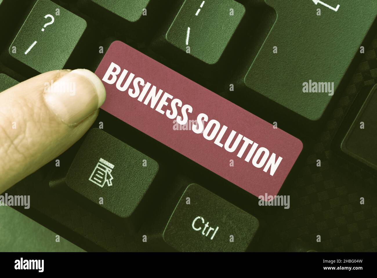 Hand writing sign Business Solution. Business concept Services that ...