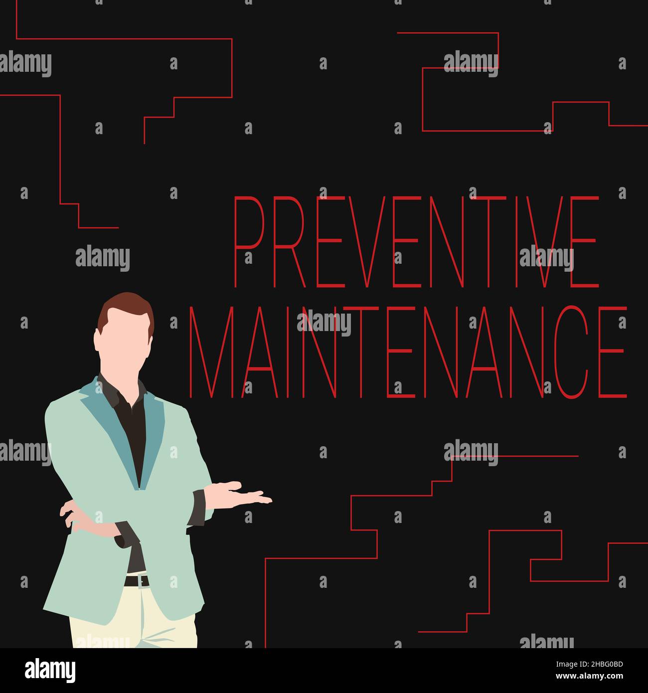 Writing displaying text Preventive Maintenance. Business approach Avoid ...