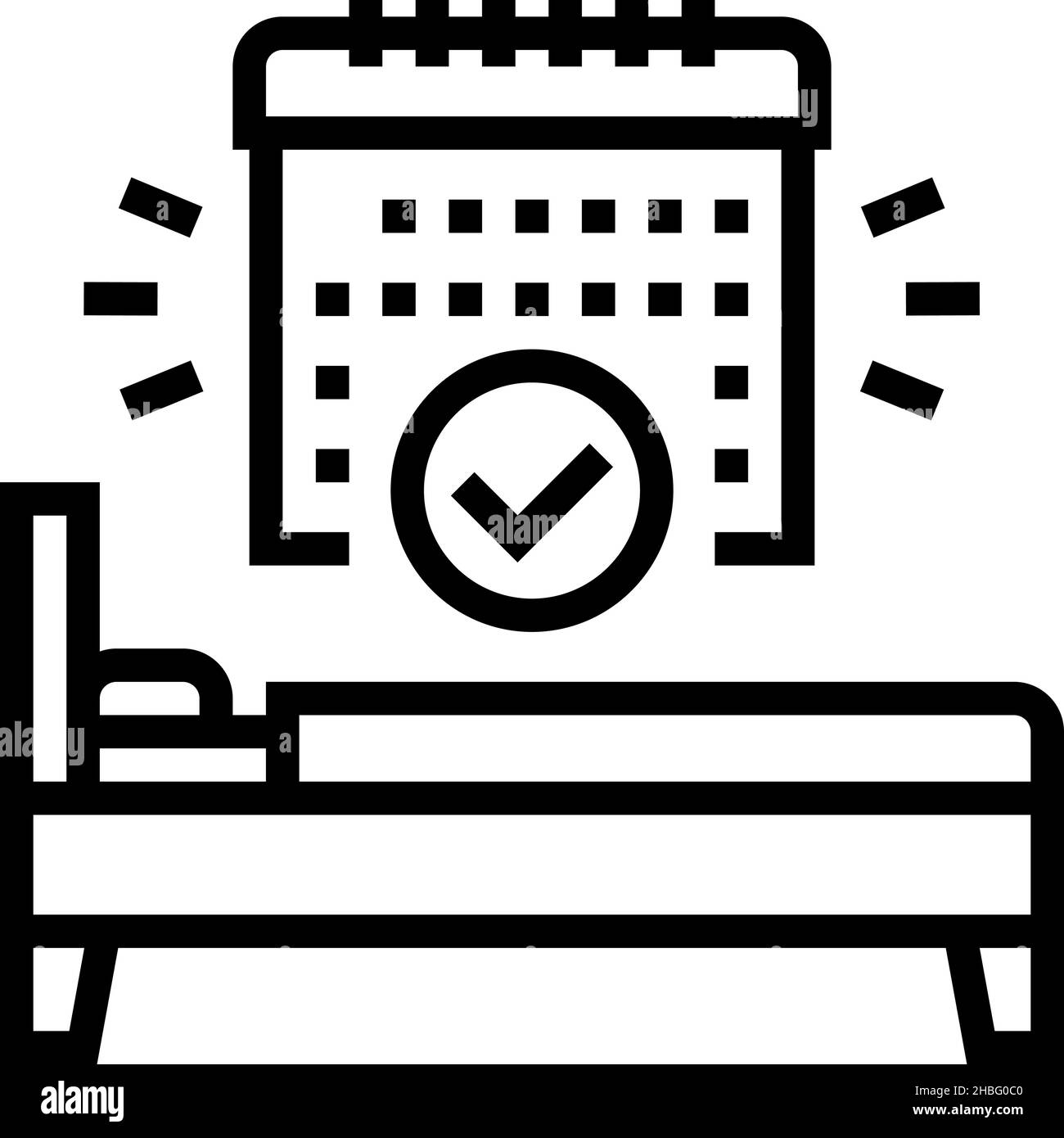 stimulus control therapy line icon vector illustration Stock Vector ...