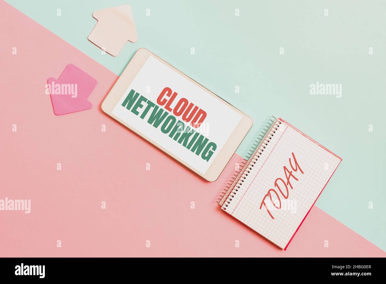 Text showing inspiration Cloud Networking. Word for is term describing access of networking ...