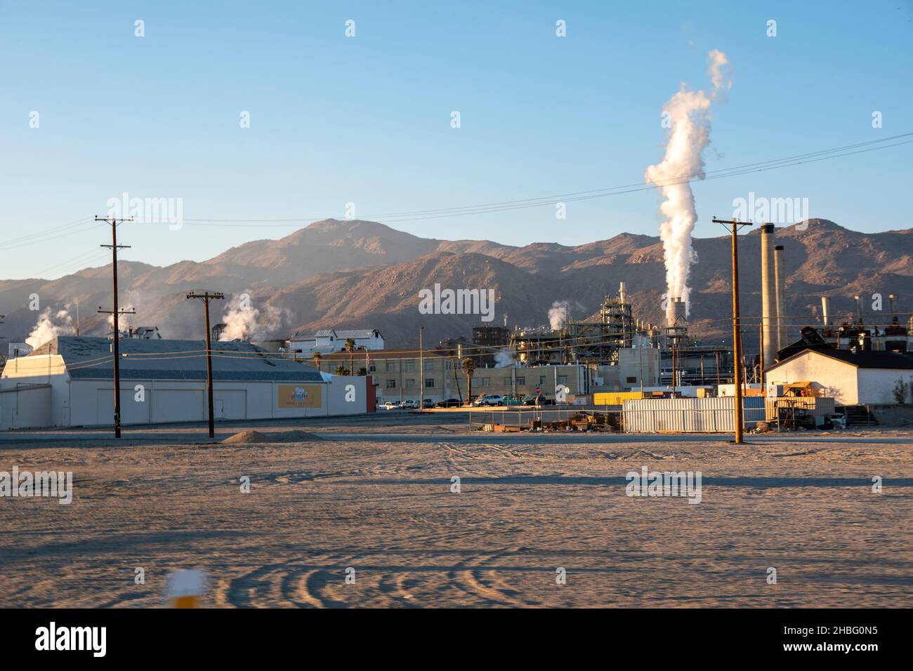 Trona, CA is a small town in the Mojave Desert with a large mineral ...