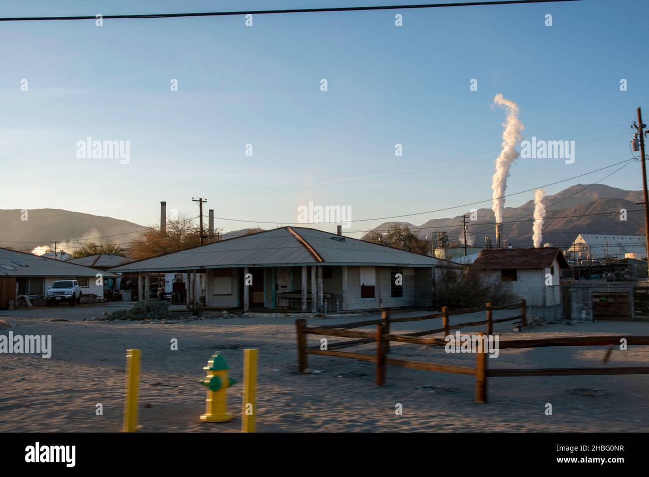Trona, CA is a small town in the Mojave Desert with a large mineral ...