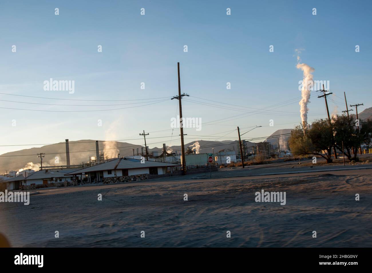 Trona, CA is a small town in the Mojave Desert with a large mineral ...
