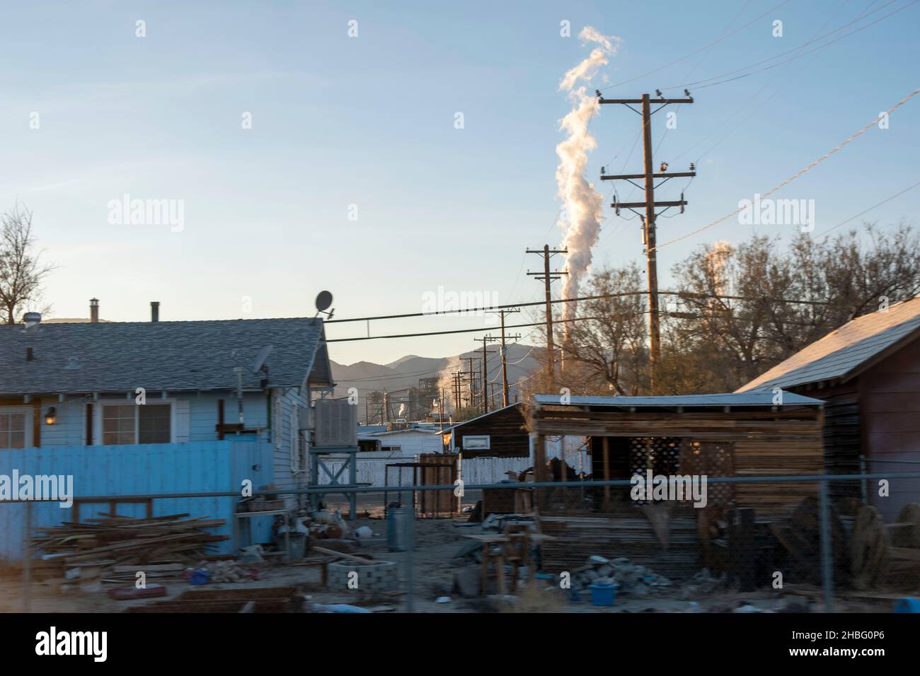 Trona, CA is a small town in the Mojave Desert with a large mineral ...