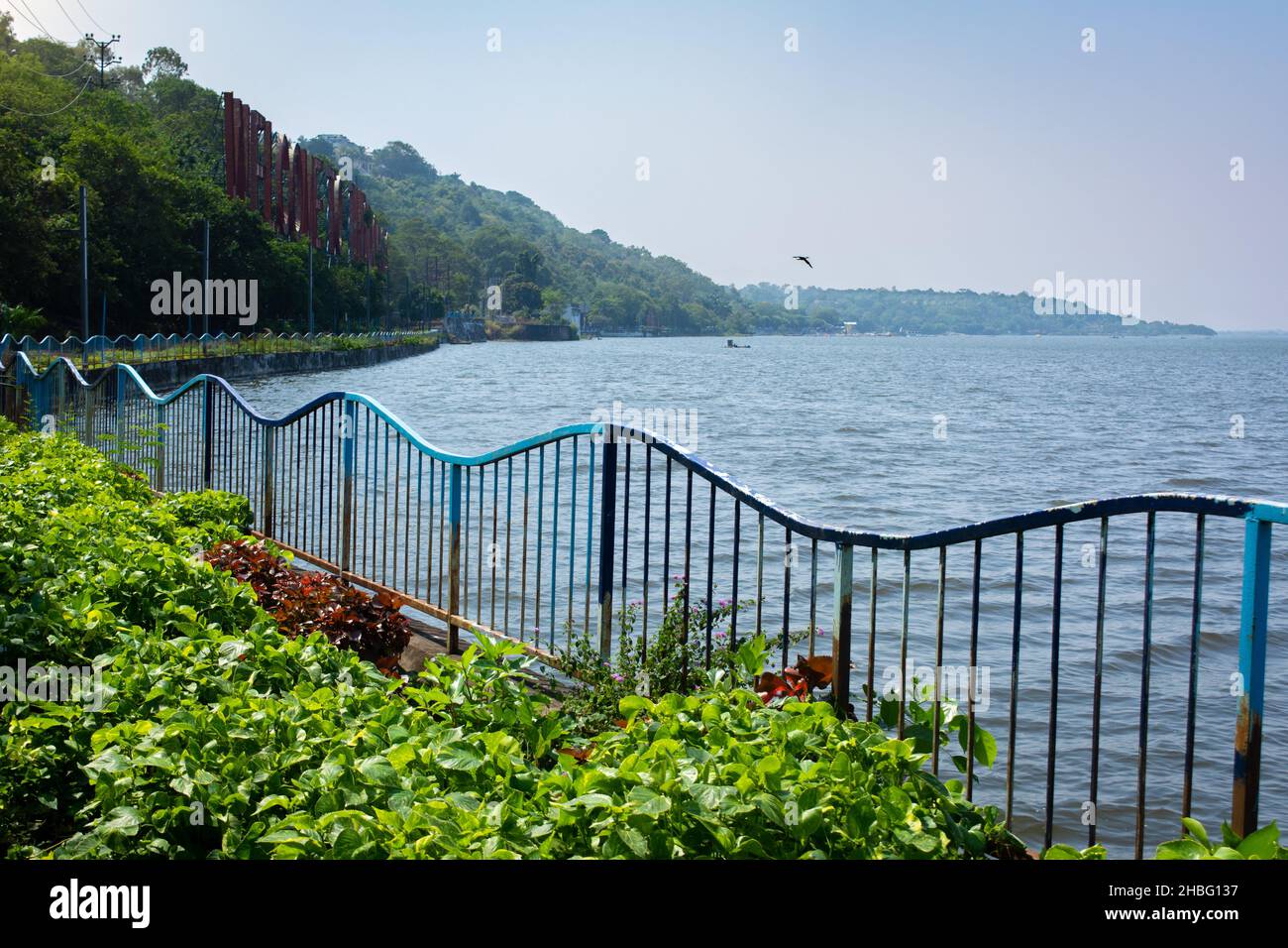 Beautiful view of Upper lake, Bhopal, Madhya Pradesh, India Stock Photo ...
