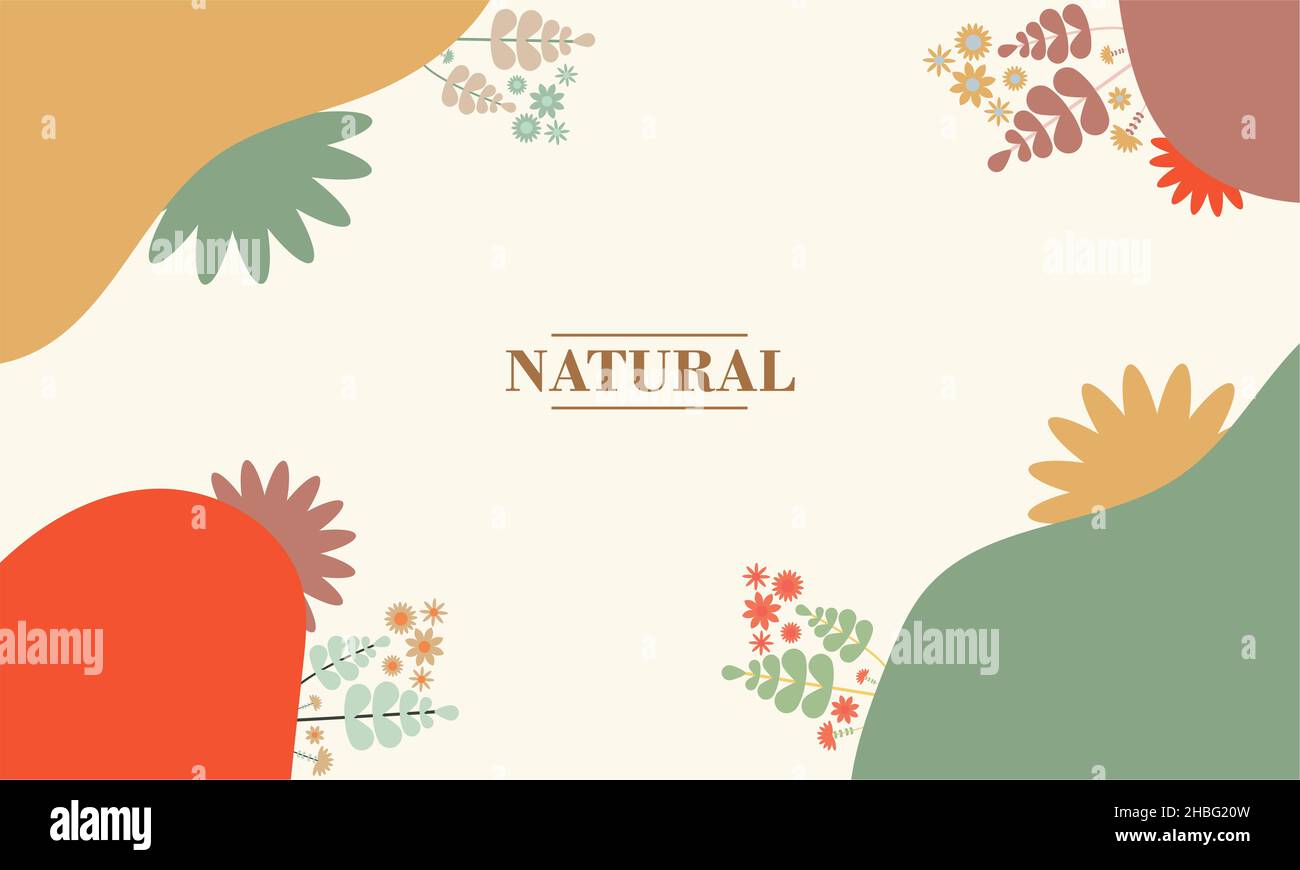 flat natural floral stem background Stock Photo - Alamy