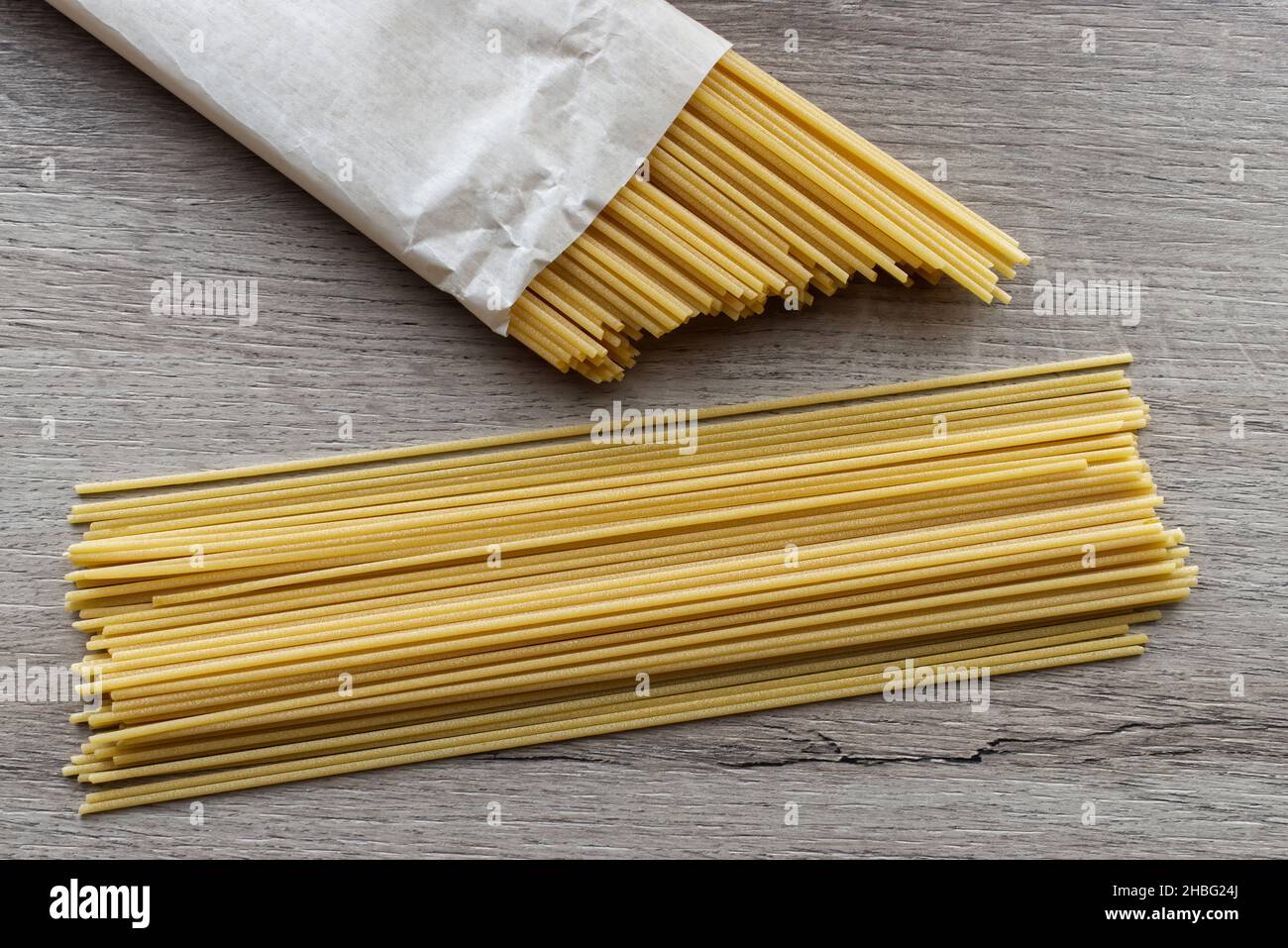 On table raw spaghetti hi-res stock photography and images - Alamy