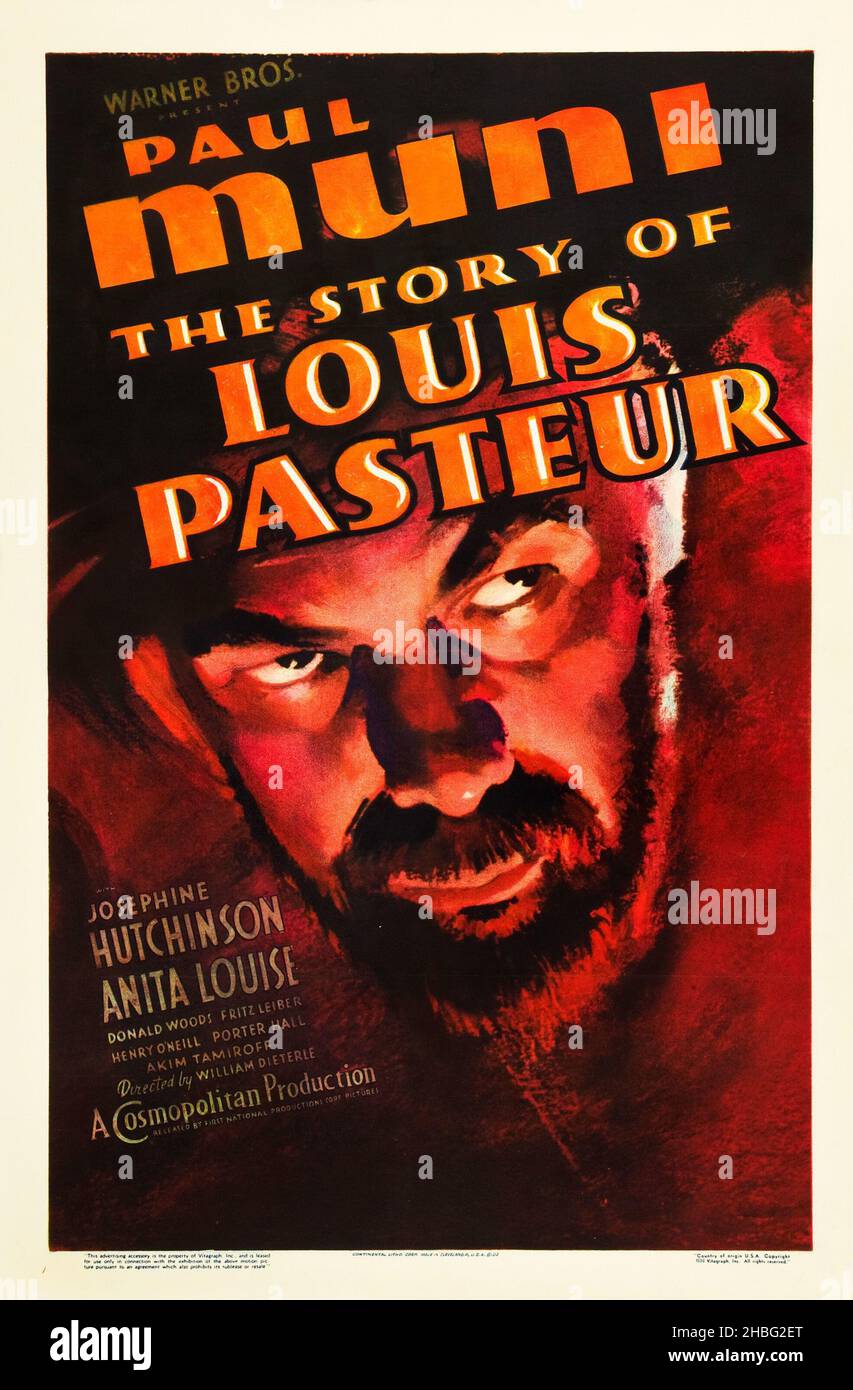 PAUL MUNI in THE STORY OF LOUIS PASTEUR (1936), directed by WILLIAM ...