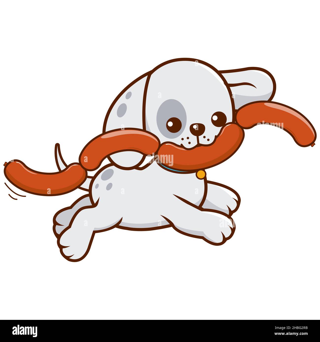 Cartoon mouth chewing food Cut Out Stock Images & Pictures - Alamy