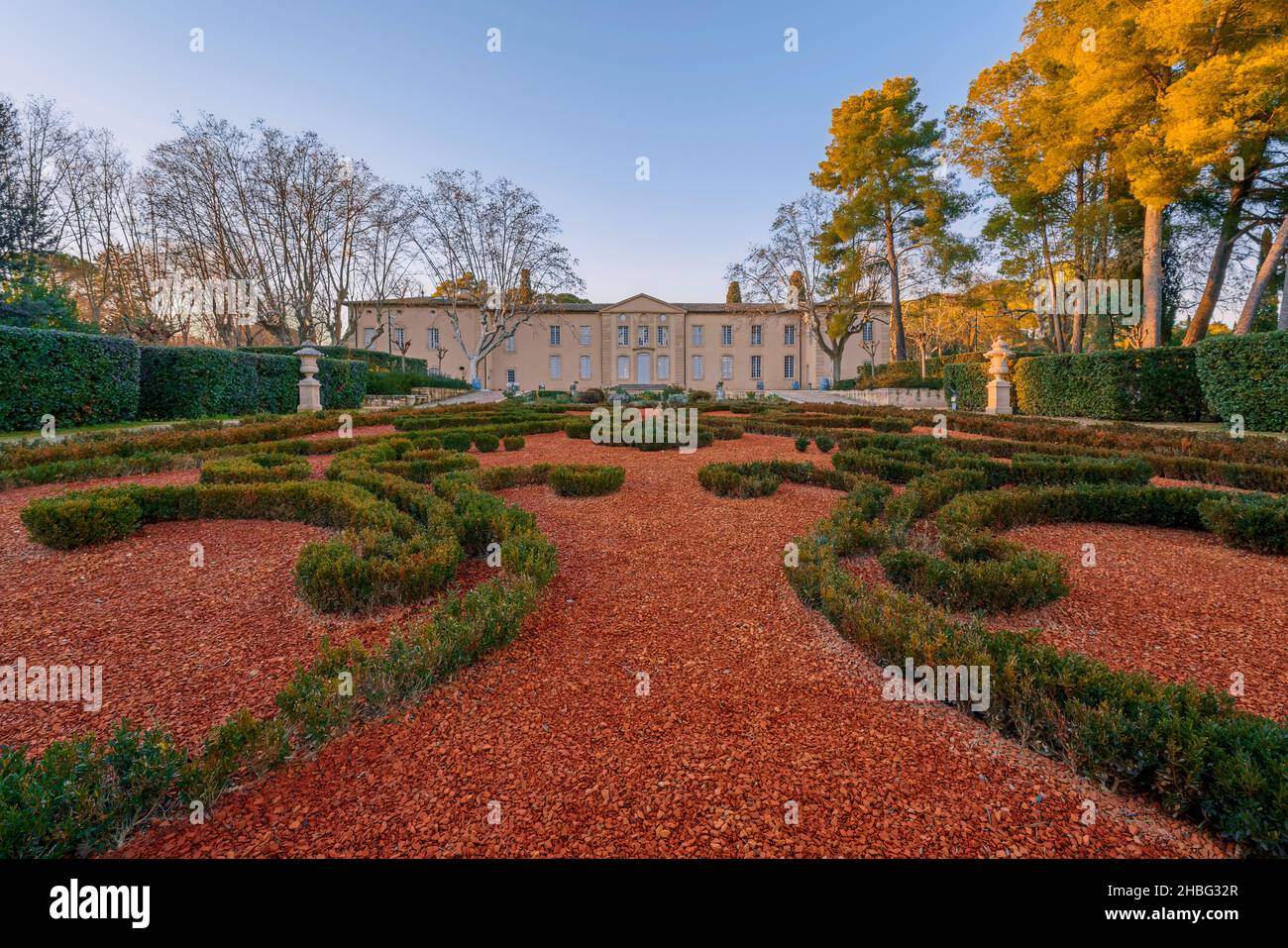 A French castle, the Chateau d'O in Montpellier, France Stock Photo - Alamy