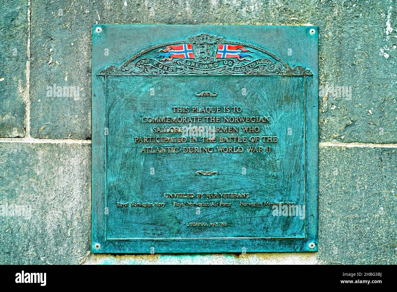 Plaques to commemorating Sailors from WW2 in the Pier Head Liverpool ...