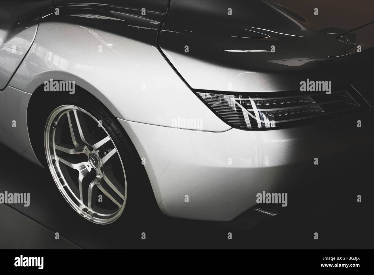 Mercedes benz slr mclaren stirling moss amg hi-res stock photography ...