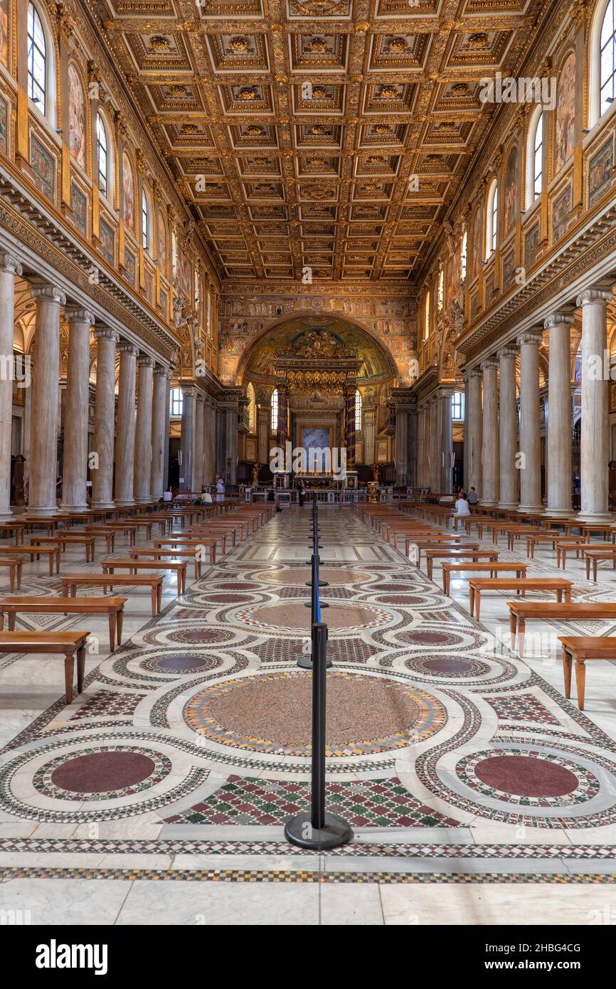 Rome, Italy, Basilica of Saint Mary Major (Basilica di Santa Maria ...