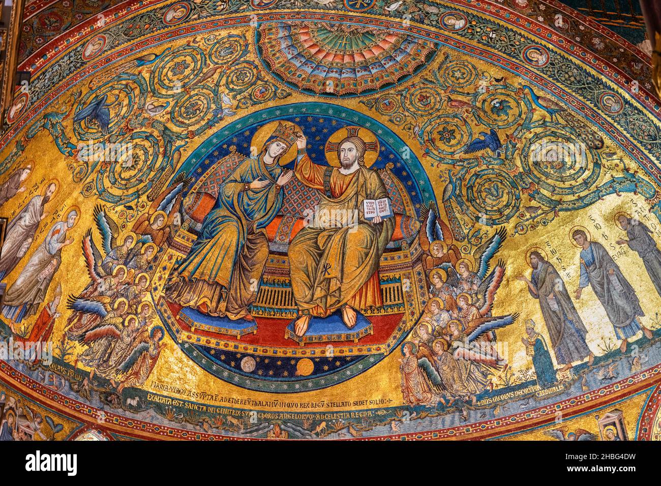 Rome, Italy, Basilica of Saint Mary Major (Basilica di Santa Maria ...