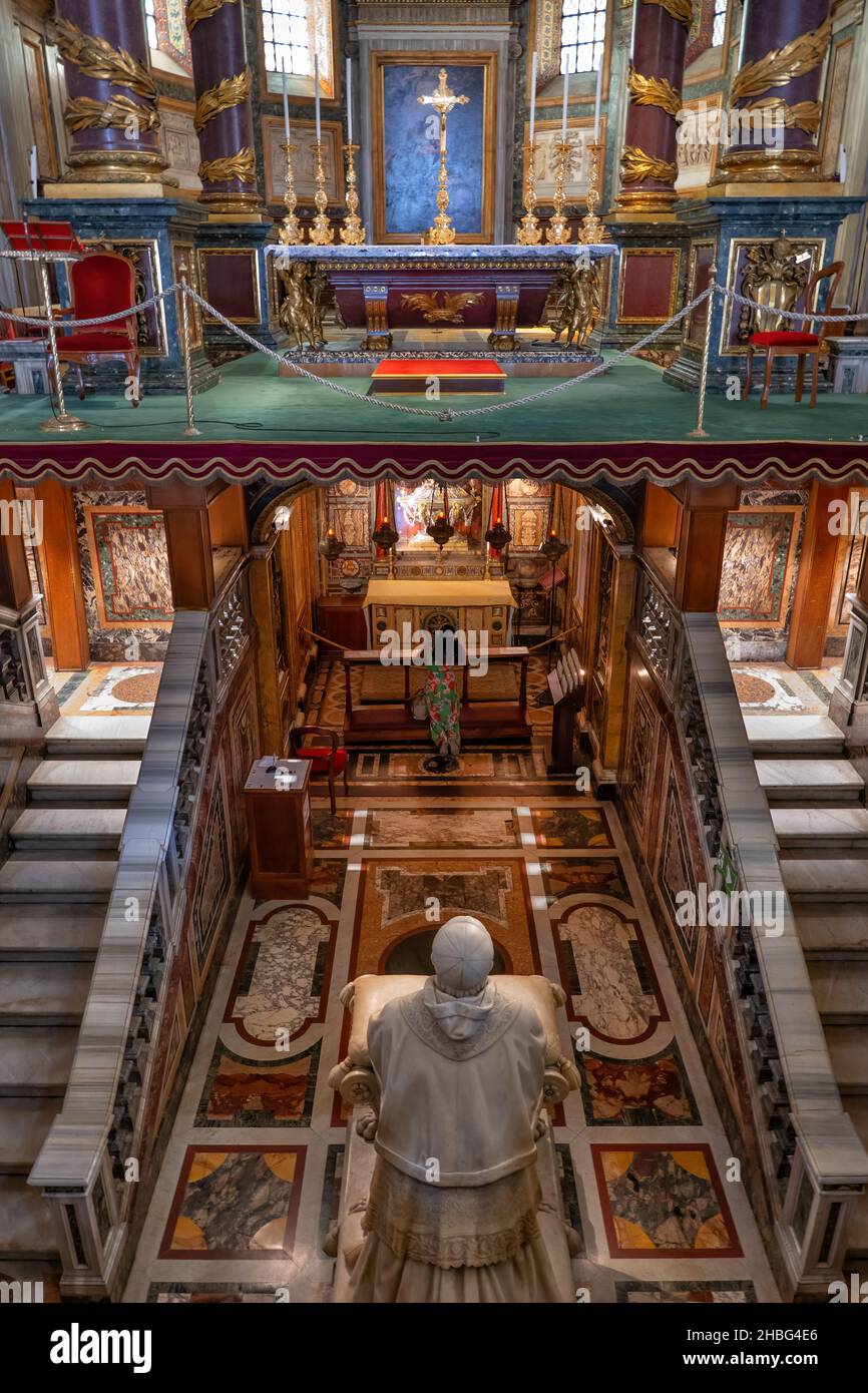 Rome, Italy, Basilica of Saint Mary Major (Basilica di Santa Maria ...