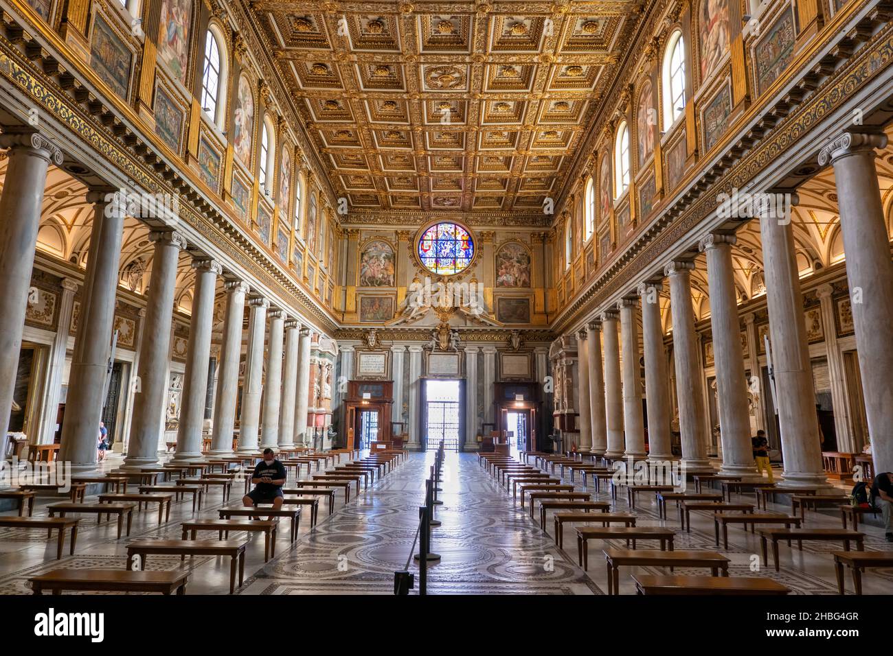 Rome, Italy, Basilica of Saint Mary Major (Basilica di Santa Maria ...