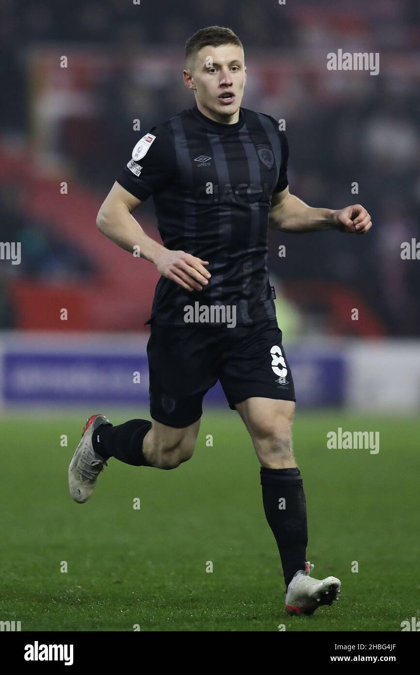 Hull City's Greg Docherty during the Sky Bet Championship match at the ...