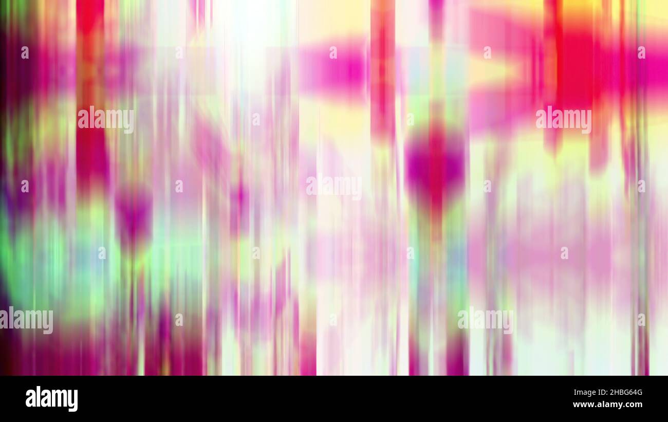 3d illustration - Blue Lines Expanding Tearing Across Frame to Pink ...