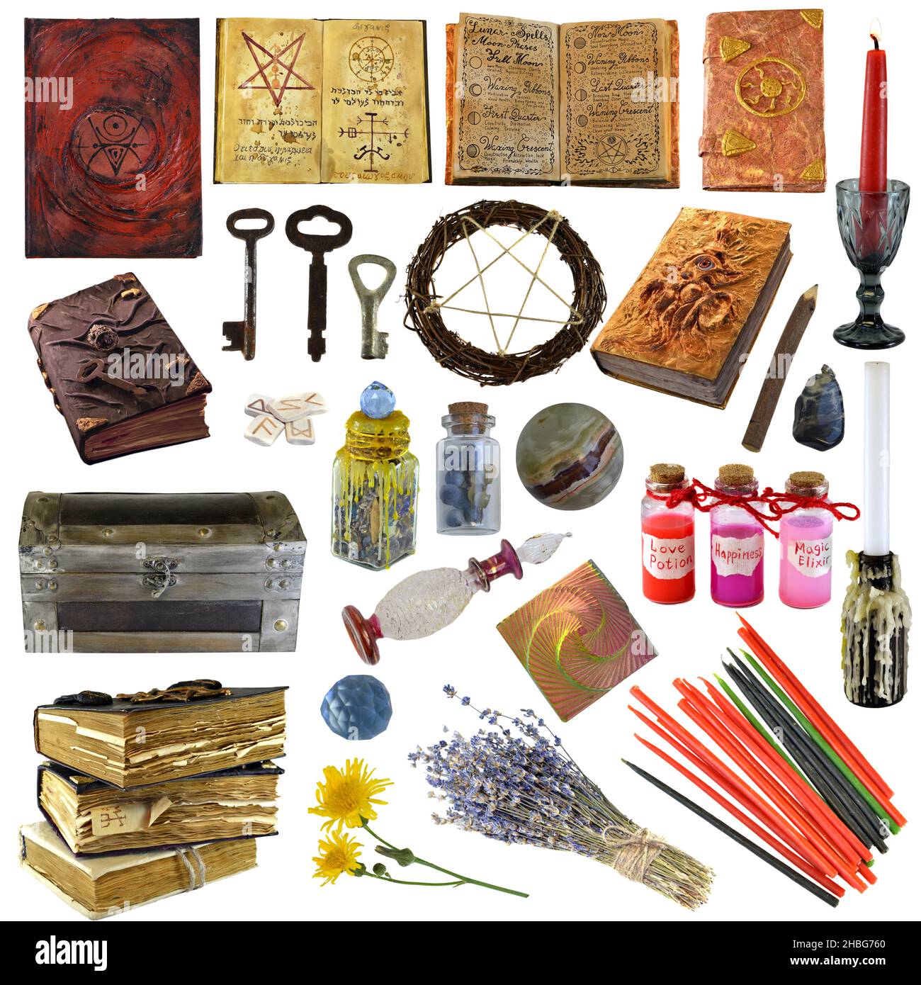 Crystal runes Cut Out Stock Images & Pictures - Alamy