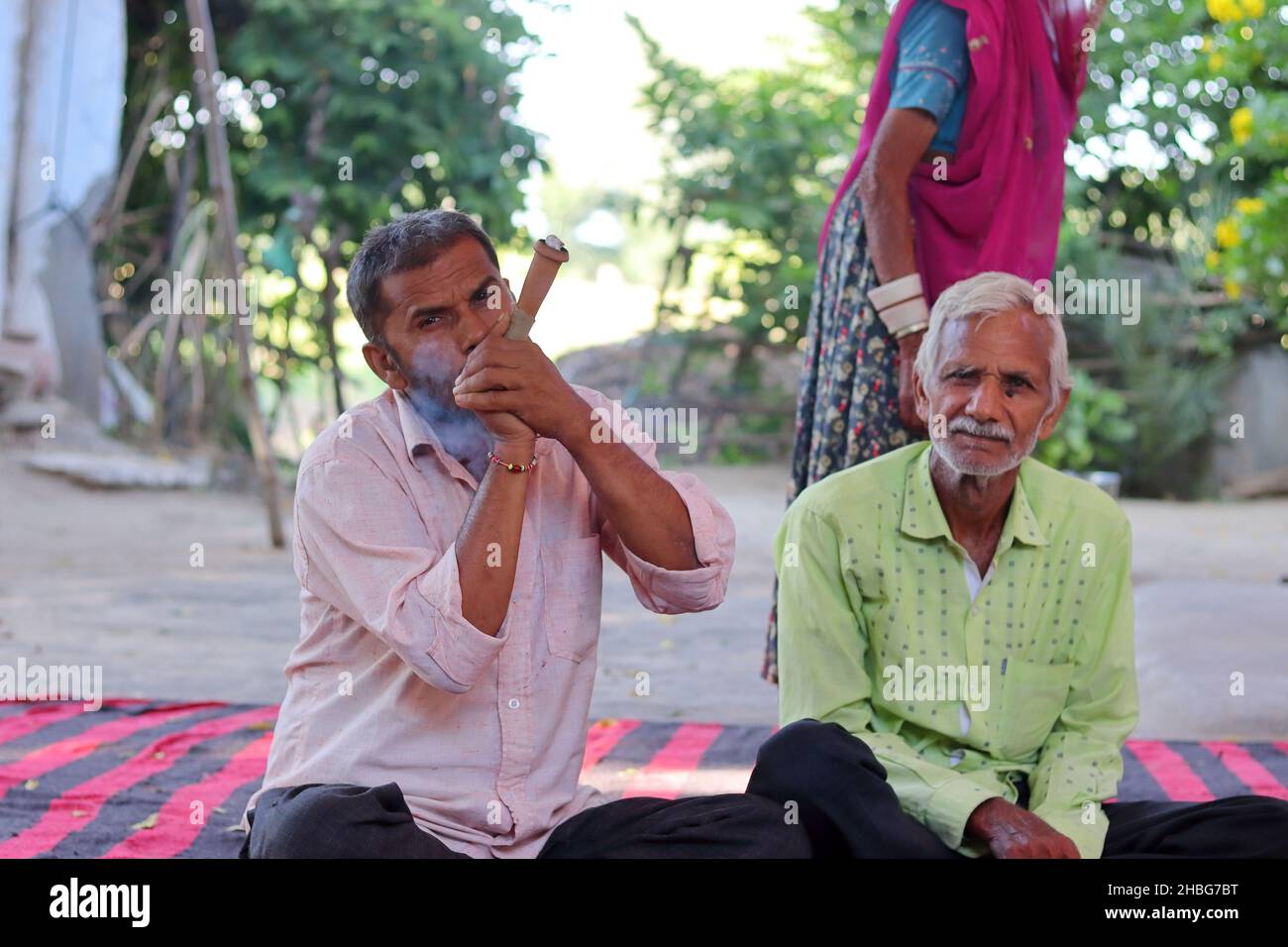 Pali Rajasthan, India - ‎October ‎23 , ‎2021. Close-up of A adult ...