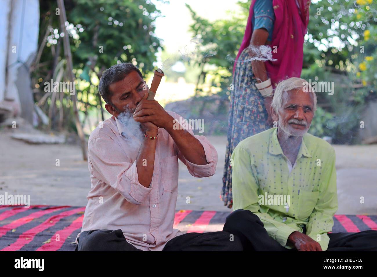 Pali Rajasthan, India - ‎October ‎23 , ‎2021. Close-up of A young ...