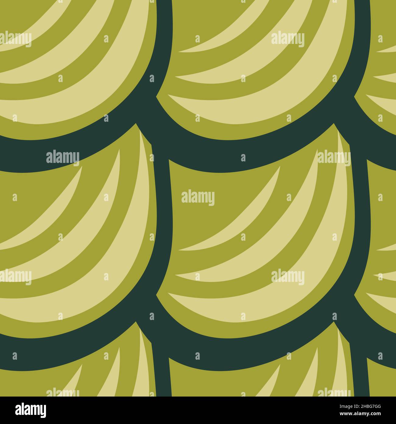 Illustration A seamless pattern on a square background - the scales of ...